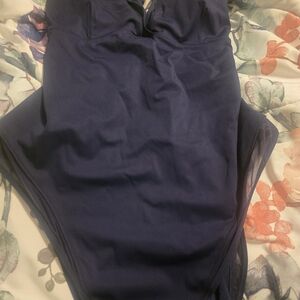 Ta3 | Swim | Elegant Navy Onepiece Swimsuit | Poshmark